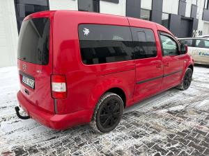 Sarkans Volkswagen Caddy 2009 Viļņa, ar dzinēja tilpumu 1.97 L un nobraukumu 395 tūkst. km par 2500 €, foto 5 vietnē AUTOMOTO.COM.LV