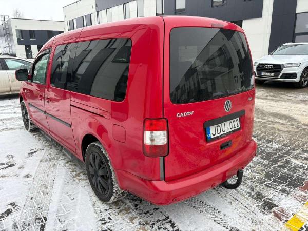 Sarkans Volkswagen Caddy 2009 Viļņa, ar dzinēja tilpumu 1.97 L un nobraukumu 395 tūkst. km par 2500 €, foto 7 vietnē AUTOMOTO.COM.LV