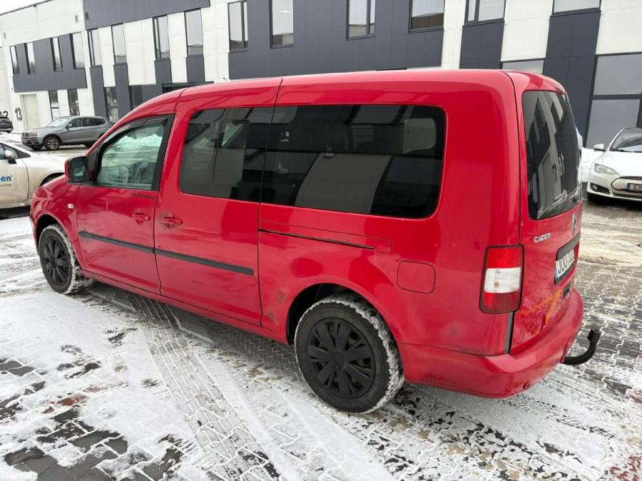 Sarkans Volkswagen Caddy 2009 Viļņa, ar dzinēja tilpumu 1.97 L un nobraukumu 395 tūkst. km par 2500 €, foto 8 vietnē AUTOMOTO.COM.LV