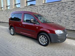 Sarkans Volkswagen Caddy 2009 Tukums, ar dzinēja tilpumu 1.90 L un nobraukumu 241 tūkst. km par 4990 €, foto 8 vietnē AUTOMOTO.COM.LV