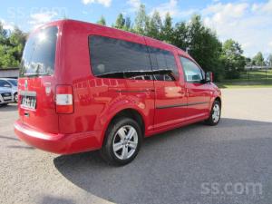 Red Volkswagen Caddy 2009 in Riga, with an engine capacity of 1.90 L and mileage of 216 thousand km for 5950 €, photo 4 on AUTOMOTO.COM.LV