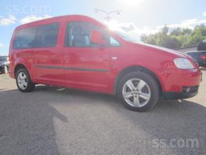 Red Volkswagen Caddy 2009 in Riga, with an engine capacity of 1.90 L and mileage of 216 thousand km for 5950 €, photo 5 on AUTOMOTO.COM.LV