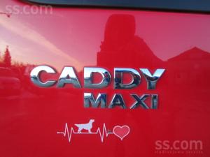 Red Volkswagen Caddy 2009 in Riga, with an engine capacity of 1.90 L and mileage of 216 thousand km for 5950 €, photo 7 on AUTOMOTO.COM.LV