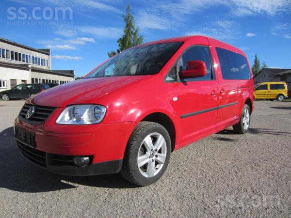 Красный Фольксваген Кадди 2009 в Рига, объемом двигателя 1.90 л и пробегом 216 тыс. км за 5950 €, фото 7 на AUTOMOTO.COM.LV