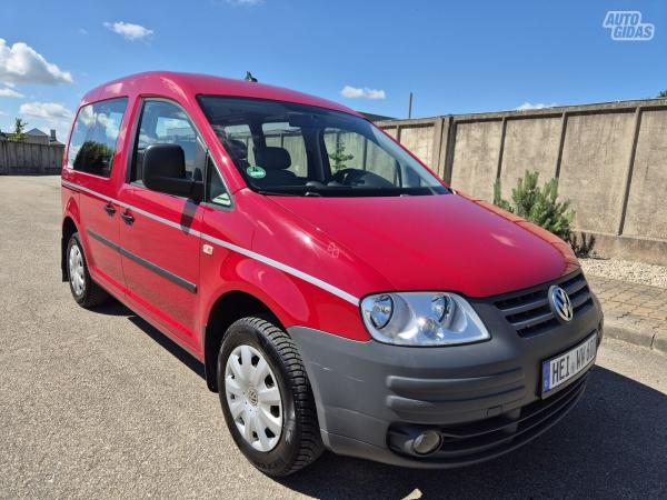 Sarkans Volkswagen Caddy 2009 Mažeikiai, ar dzinēja tilpumu 1.90 L un nobraukumu 295 tūkst. km par 4350 €, foto 6 vietnē AUTOMOTO.COM.LV