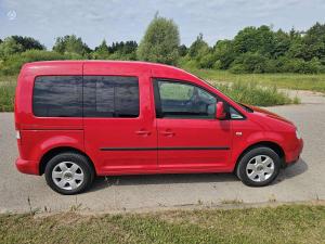 Sarkans Volkswagen Caddy 2009 Kėdainiai, ar dzinēja tilpumu 1.60 L un nobraukumu 248 tūkst. km par 4750 €, foto 5 vietnē AUTOMOTO.COM.LV