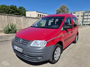 Red Volkswagen Caddy 2009 in Mazeikiai, with an engine capacity of 1.90 L and mileage of 295 thousand km for 4350 €, photo  on AUTOMOTO.COM.LV