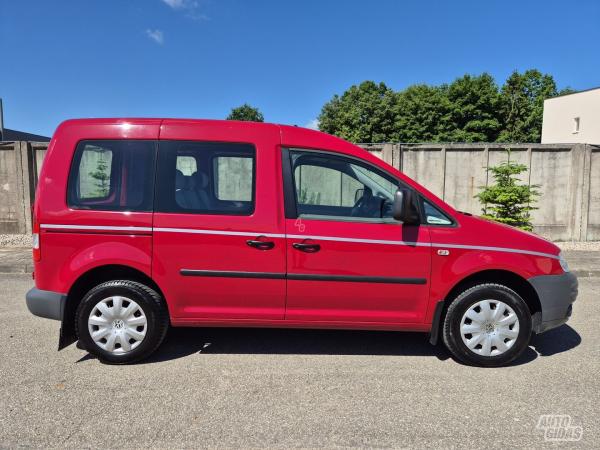 Sarkans Volkswagen Caddy 2009 Mažeikiai, ar dzinēja tilpumu 1.90 L un nobraukumu 295 tūkst. km par 4350 €, foto 5 vietnē AUTOMOTO.COM.LV