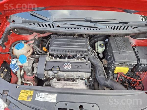 Red Volkswagen Caddy 2009 in Daugavpils, with an engine capacity of 1.40 L and mileage of 206 thousand km for 4300 €, photo 7 on AUTOMOTO.COM.LV