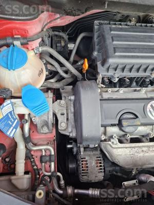 Red Volkswagen Caddy 2009 in Daugavpils, with an engine capacity of 1.40 L and mileage of 206 thousand km for 4300 €, photo 11 on AUTOMOTO.COM.LV
