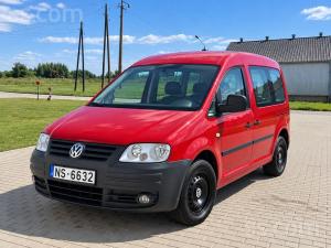 Sarkans Volkswagen Caddy 2009 Bauska, ar dzinēja tilpumu 1.40 L un nobraukumu 280 tūkst. km par 3950 €, foto 3 vietnē AUTOMOTO.COM.LV