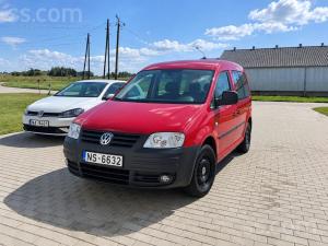 Sarkans Volkswagen Caddy 2009 Bauska, ar dzinēja tilpumu 1.40 L un nobraukumu 280 tūkst. km par 3950 €, foto 4 vietnē AUTOMOTO.COM.LV