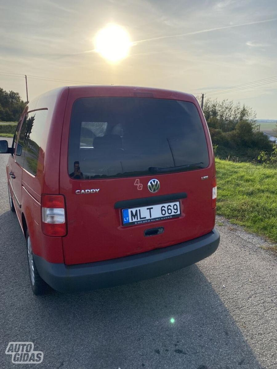 Sarkans Volkswagen Caddy 2009 Kauņa, ar dzinēja tilpumu 1.40 L un nobraukumu 251 tūkst. km par 1850 €, foto 6 vietnē AUTOMOTO.COM.LV