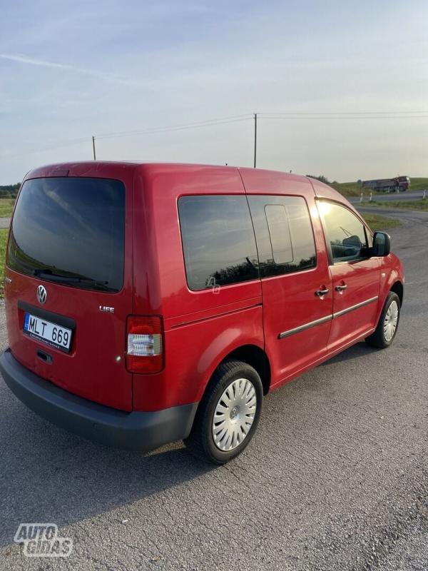 Red Volkswagen Caddy 2009 in Kaunas, with an engine capacity of 1.40 L and mileage of 251 thousand km for 1850 €, photo 7 on AUTOMOTO.COM.LV