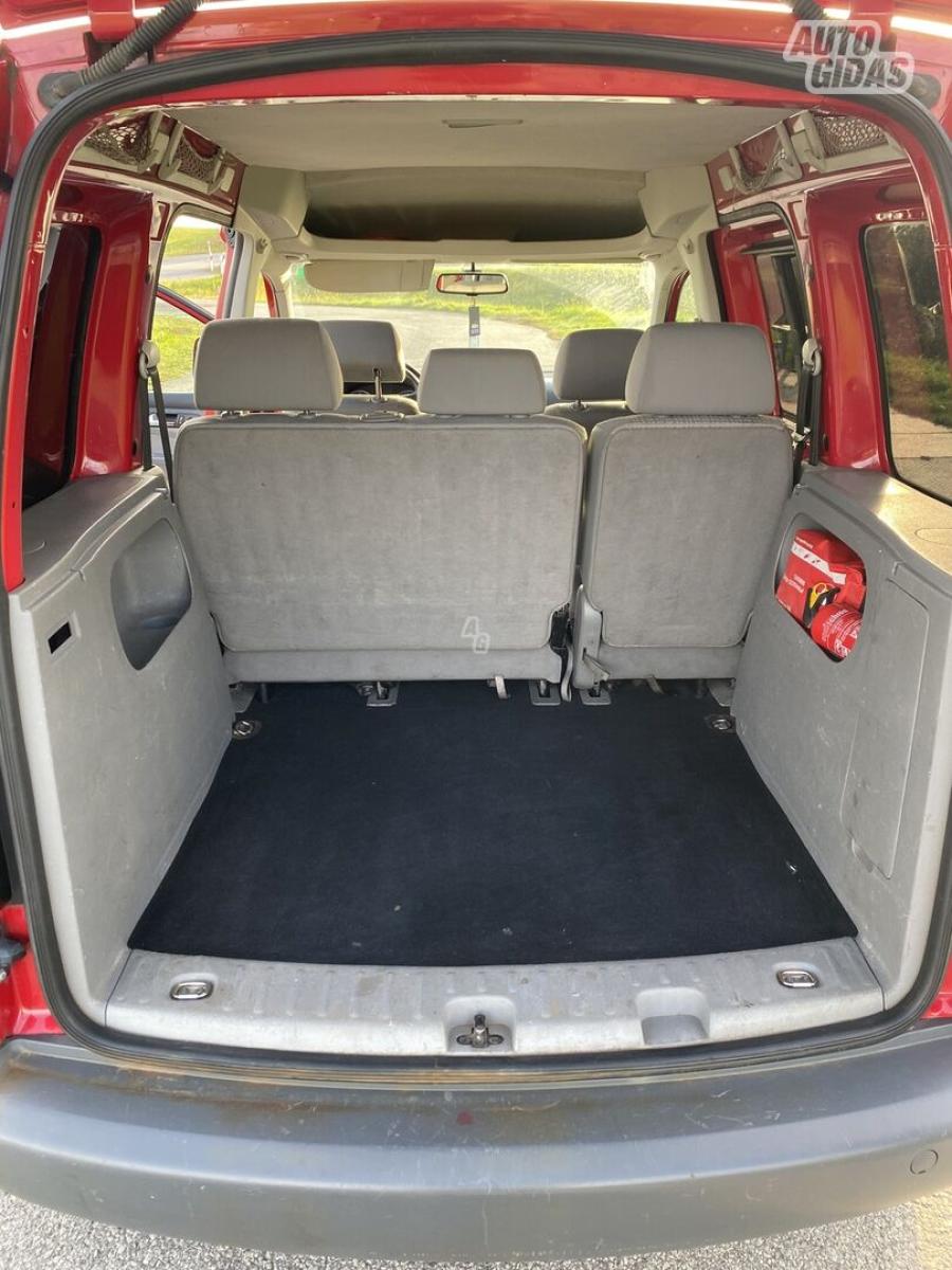 Sarkans Volkswagen Caddy 2009 Kauņa, ar dzinēja tilpumu 1.40 L un nobraukumu 251 tūkst. km par 1850 €, foto 10 vietnē AUTOMOTO.COM.LV