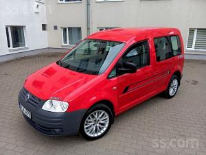 Красный Фольксваген Кадди 2010 в Балви, объемом двигателя 1.90 л и пробегом 200 тыс. км за 5950 €, фото 5 на AUTOMOTO.COM.LV