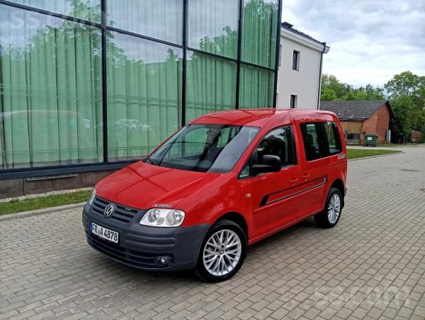 Sarkans Volkswagen Caddy 2010 Balvi, ar dzinēja tilpumu 1.90 L un nobraukumu 200 tūkst. km par 5950 €, foto 5 vietnē AUTOMOTO.COM.LV