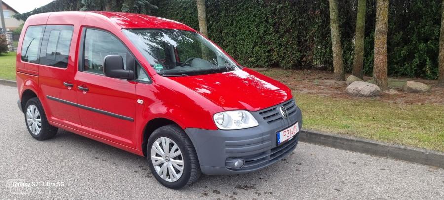 Sarkans Volkswagen Caddy 2010 Kėdainiai, ar dzinēja tilpumu 1.90 L un nobraukumu 293 tūkst. km par 3899 €, foto 1 vietnē AUTOMOTO.COM.LV