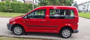 Sarkans Volkswagen Caddy 2010 Kėdainiai, ar dzinēja tilpumu 1.90 L un nobraukumu 293 tūkst. km par 3899 €, foto 6 vietnē AUTOMOTO.COM.LV