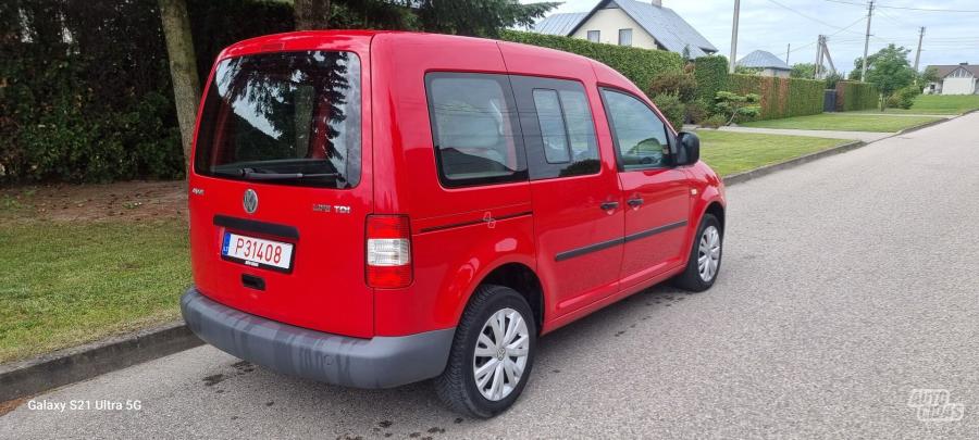 Sarkans Volkswagen Caddy 2010 Kėdainiai, ar dzinēja tilpumu 1.90 L un nobraukumu 293 tūkst. km par 3899 €, foto 7 vietnē AUTOMOTO.COM.LV