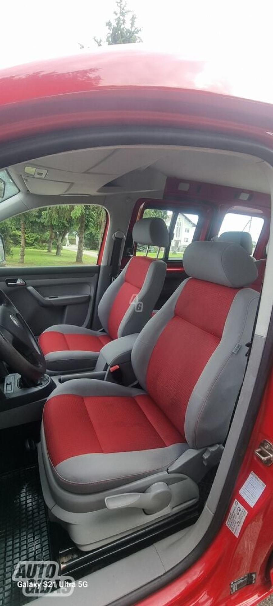 Sarkans Volkswagen Caddy 2010 Kėdainiai, ar dzinēja tilpumu 1.90 L un nobraukumu 293 tūkst. km par 3899 €, foto 13 vietnē AUTOMOTO.COM.LV