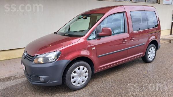 Sarkans Volkswagen Caddy 2010 Ogre, ar dzinēja tilpumu 1.20 L un nobraukumu 268 tūkst. km par 5950 €, foto 5 vietnē AUTOMOTO.COM.LV