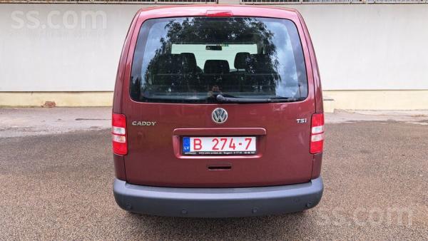 Sarkans Volkswagen Caddy 2010 Ogre, ar dzinēja tilpumu 1.20 L un nobraukumu 268 tūkst. km par 5950 €, foto 7 vietnē AUTOMOTO.COM.LV