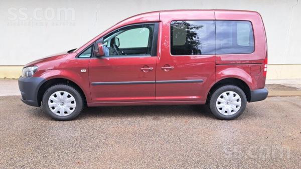 Sarkans Volkswagen Caddy 2010 Ogre, ar dzinēja tilpumu 1.20 L un nobraukumu 268 tūkst. km par 5950 €, foto 8 vietnē AUTOMOTO.COM.LV