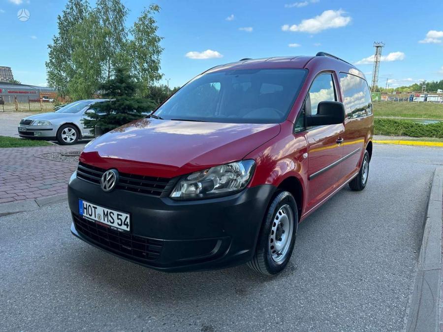 Sarkans Volkswagen Caddy 2011 Viļņa, ar dzinēja tilpumu 1.60 L un nobraukumu 235 tūkst. km par 6700 €, foto 4 vietnē AUTOMOTO.COM.LV
