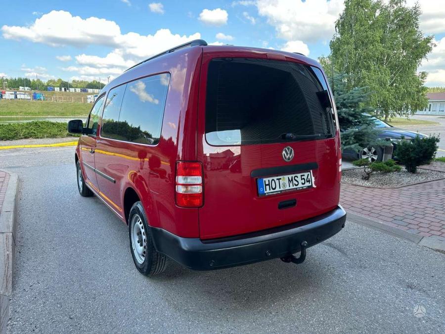 Sarkans Volkswagen Caddy 2011 Viļņa, ar dzinēja tilpumu 1.60 L un nobraukumu 235 tūkst. km par 6700 €, foto 5 vietnē AUTOMOTO.COM.LV