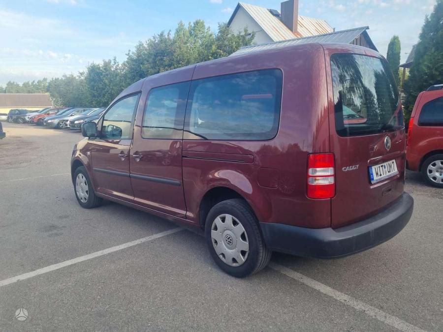 Sarkans Volkswagen Caddy 2011 Utena, ar dzinēja tilpumu 1.60 L un nobraukumu 243 tūkst. km par 6150 €, foto 5 vietnē AUTOMOTO.COM.LV