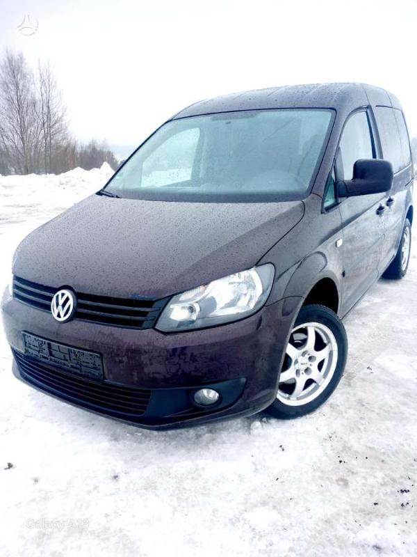 Sarkans Volkswagen Caddy 2012 Viļņa, ar dzinēja tilpumu 1.60 L un nobraukumu 266 tūkst. km par 5600 €, foto 3 vietnē AUTOMOTO.COM.LV