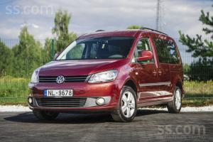 Красный Фольксваген Кадди 2012 в Рига, объемом двигателя 1.60 л и пробегом 274 тыс. км за 7990 €, фото 1 на AUTOMOTO.COM.LV
