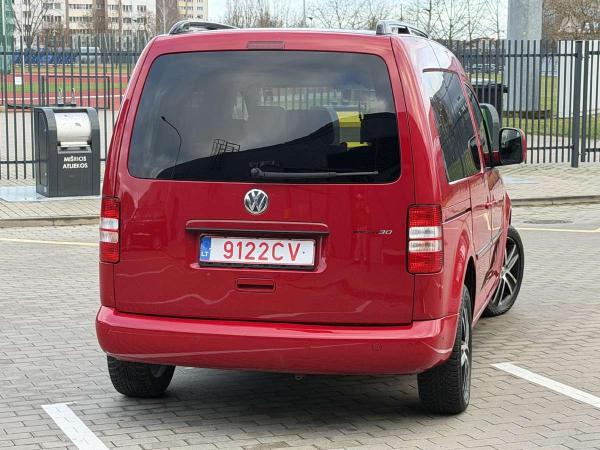 Sarkans Volkswagen Caddy 2014 Jonava, ar dzinēja tilpumu 1.97 L un nobraukumu 300 tūkst. km par 8490 €, foto 9 vietnē AUTOMOTO.COM.LV