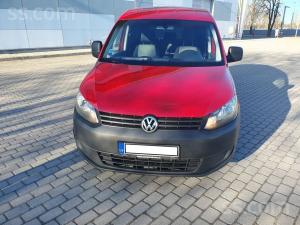 Sarkans Volkswagen Caddy 2014 Dobele, ar dzinēja tilpumu 1.60 L un nobraukumu 390 tūkst. km par 4500 €, foto 6 vietnē AUTOMOTO.COM.LV