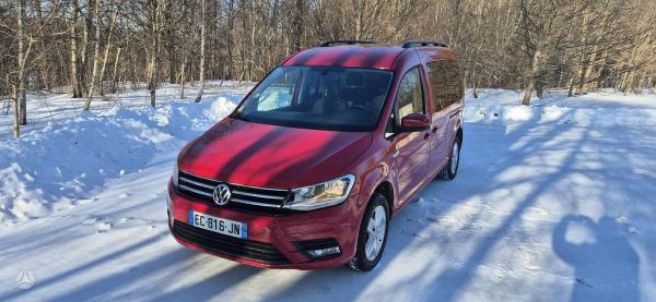 Sarkans Volkswagen Caddy 2016 Tauragė, ar dzinēja tilpumu 2.00 L un nobraukumu 250 tūkst. km par 10350 €, foto 8 vietnē AUTOMOTO.COM.LV
