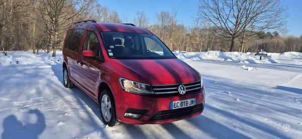 Sarkans Volkswagen Caddy 2016 Tauragė, ar dzinēja tilpumu 2.00 L un nobraukumu 250 tūkst. km par 10350 €, foto 9 vietnē AUTOMOTO.COM.LV