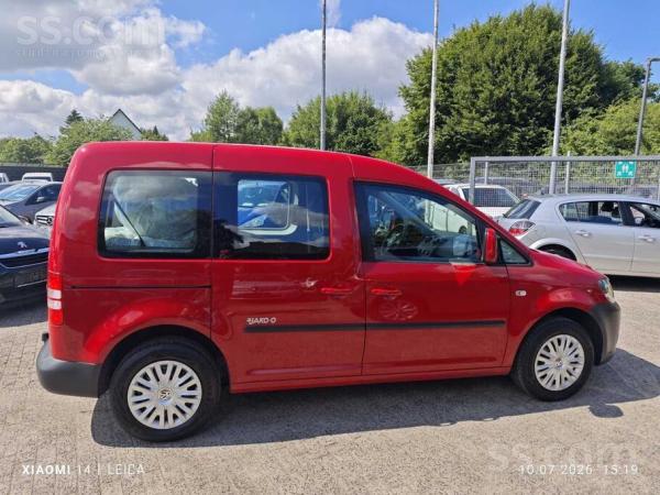 Sarkans Volkswagen Caddy 2016 Ogre, ar dzinēja tilpumu 1.40 L un nobraukumu 197 tūkst. km par 6495 €, foto 7 vietnē AUTOMOTO.COM.LV