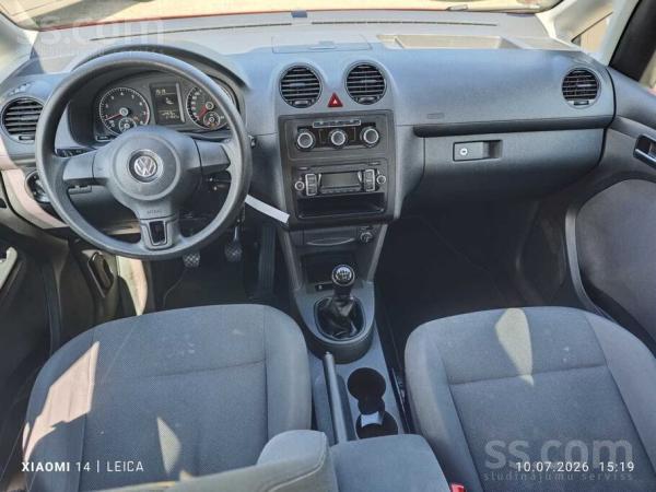 Sarkans Volkswagen Caddy 2016 Ogre, ar dzinēja tilpumu 1.40 L un nobraukumu 197 tūkst. km par 6495 €, foto 9 vietnē AUTOMOTO.COM.LV