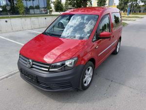 Red Volkswagen Caddy 2016 in Panevezys, with an engine capacity of 1.97 L and mileage of 284 thousand km for 7250 €, photo 5 on AUTOMOTO.COM.LV