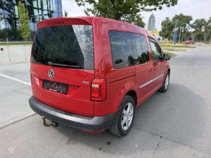 Red Volkswagen Caddy 2016 in Panevezys, with an engine capacity of 1.97 L and mileage of 284 thousand km for 7250 €, photo 9 on AUTOMOTO.COM.LV