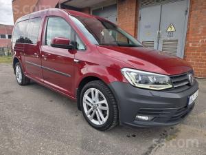 Red Volkswagen Caddy 2016 in Riga, with an engine capacity of 2.00 L and mileage of 370 thousand km for 12000 €, photo  on AUTOMOTO.COM.LV