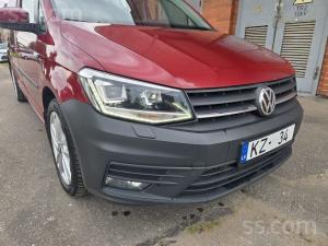 Red Volkswagen Caddy 2016 in Riga, with an engine capacity of 2.00 L and mileage of 370 thousand km for 12000 €, photo 5 on AUTOMOTO.COM.LV