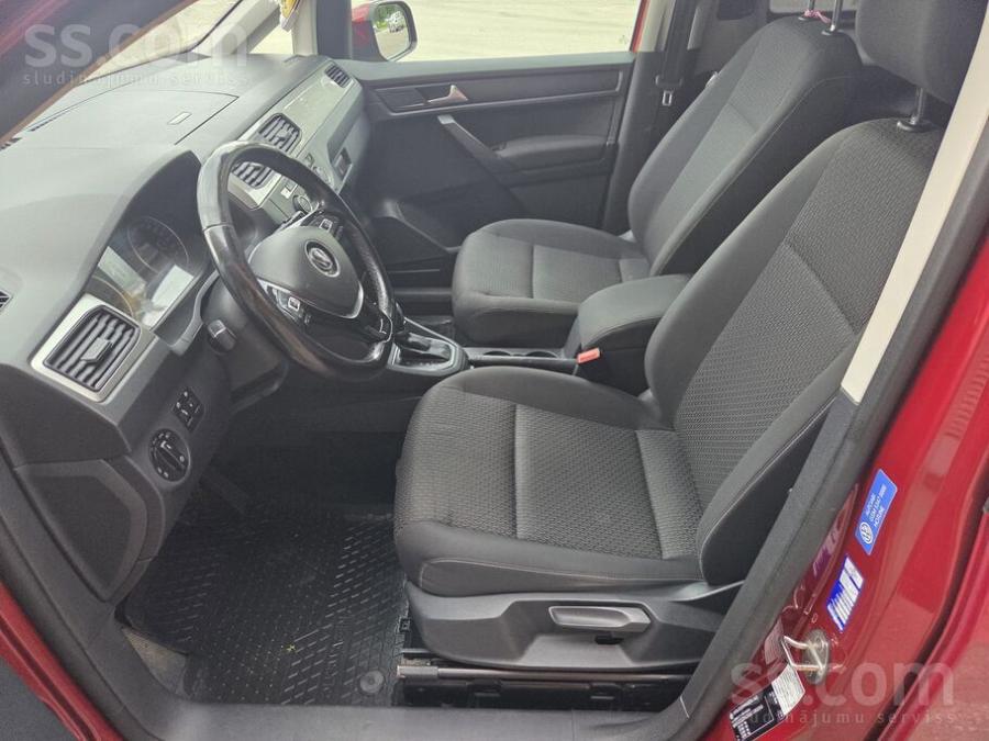 Red Volkswagen Caddy 2016 in Riga, with an engine capacity of 2.00 L and mileage of 370 thousand km for 12000 €, photo 12 on AUTOMOTO.COM.LV