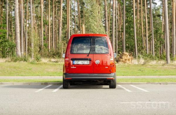 Sarkans Volkswagen Caddy 2016 Rīga, ar dzinēja tilpumu 2.00 L un nobraukumu 269 tūkst. km par 6990 €, foto 8 vietnē AUTOMOTO.COM.LV