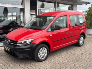 Sarkans Volkswagen Caddy 2016 Ogre, ar dzinēja tilpumu 1.40 L un nobraukumu 197 tūkst. km par 6495 €, foto 4 vietnē AUTOMOTO.COM.LV