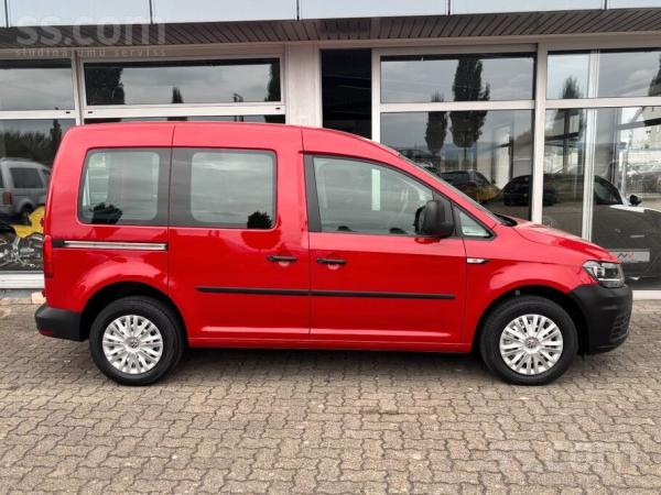 Sarkans Volkswagen Caddy 2016 Ogre, ar dzinēja tilpumu 1.40 L un nobraukumu 197 tūkst. km par 6495 €, foto 7 vietnē AUTOMOTO.COM.LV
