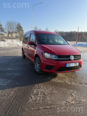 Sarkans Volkswagen Caddy 2017 Rīga, ar dzinēja tilpumu 2.00 L un nobraukumu 240 tūkst. km par 13140 €, foto 4 vietnē AUTOMOTO.COM.LV