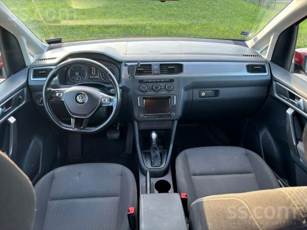 Red Volkswagen Caddy 2017 in Riga, with an engine capacity of 2.00 L and mileage of 240 thousand km for 13140 €, photo 4 on AUTOMOTO.COM.LV