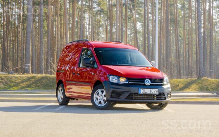 Sarkans Volkswagen Caddy 2017 Rīga, ar dzinēja tilpumu 2.00 L un nobraukumu 123 tūkst. km par 11290 €, foto 3 vietnē AUTOMOTO.COM.LV